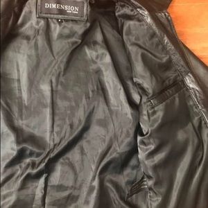 Dimension New York | Jackets & Coats | Sexy Cropped 34 Sleeve Leather ...